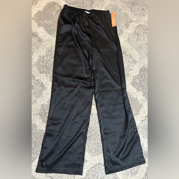 Colsie | Intimates & Sleepwear | Colsie Black Satin Pajama Pants | Poshmark